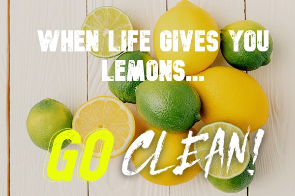 When life gives you lemons, use them for…..